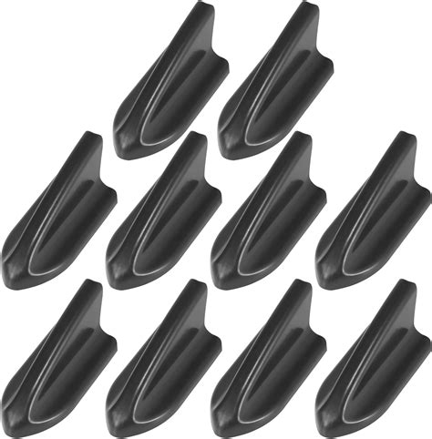 Augeny 10 Pcs Car Shark Fin Diffuser Universal Roof Diffuser Spoiler Car Shark Fin
