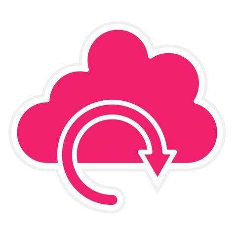 Premium Vector Vector Design Cloud Backup Icon Style