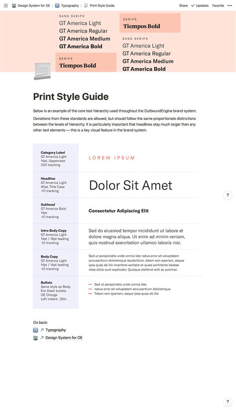 Typography Guidelines On Behance