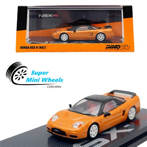 Inno64 1 64 Honda Nsx R Na2 Orange With Extra Wheels Super Mini Wheels