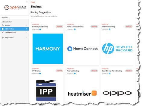 Installation Of Add Ons OpenHAB
