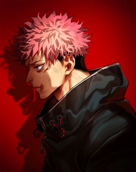 Itadori Yuuji And Ryoumen Sukuna Jujutsu Kaisen Drawn By