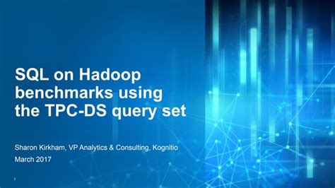 Sql On Hadoop Benchmarks Using Tpc Ds Query Set Pdf Databases Computer Software And