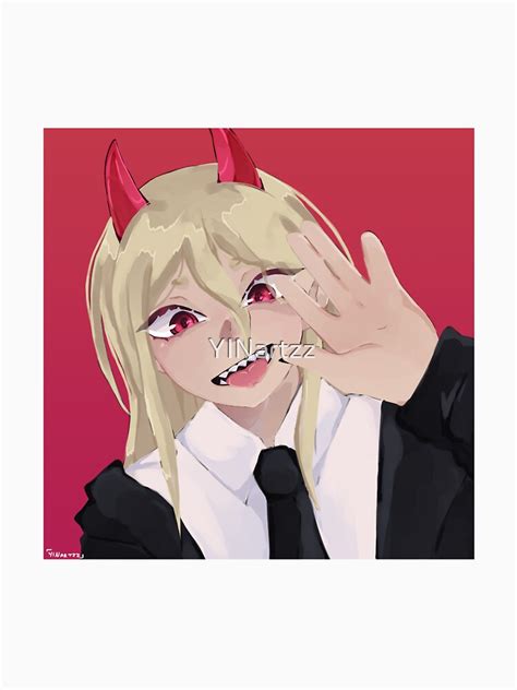 Power Blood Devil Chainsaw Man Csm T Shirt For Sale By Yinartzz