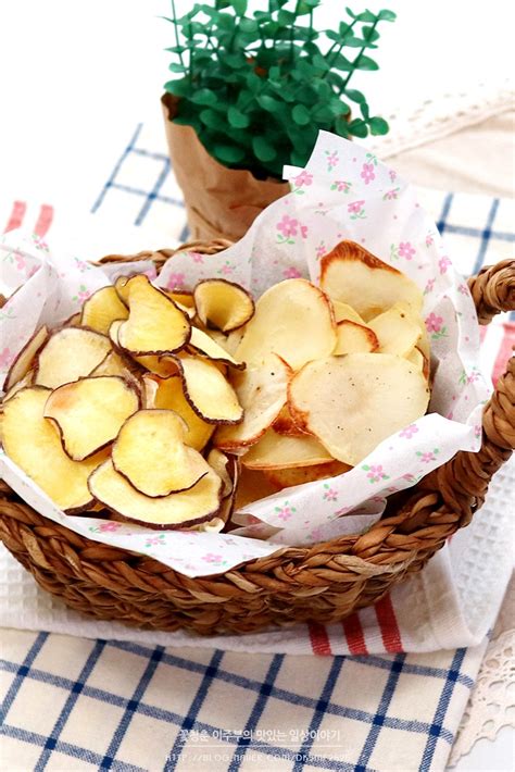 오븐요리 제철고구마로 고구마칩 만들기감자칩만들기