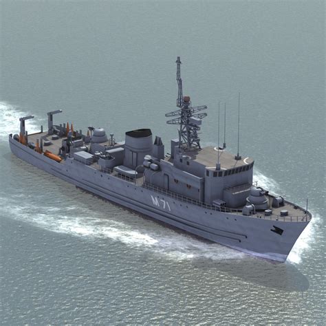 Natya Class Minesweeper 3d Model 149 3dm 3ds Dae Dwg Fbx Flt Obj Ma Wrl X Max