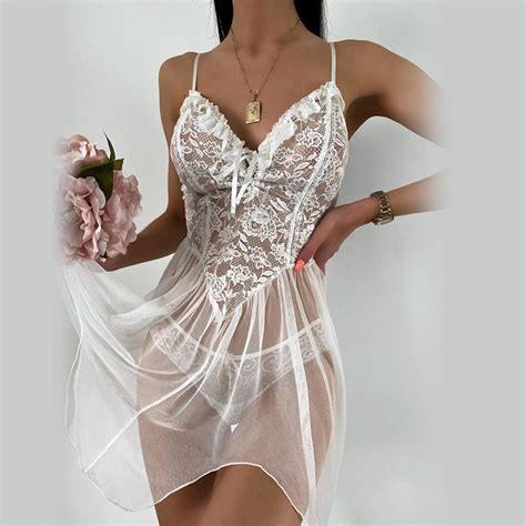 Intiflower Transparent Tight Sexy Bridal Lingerie Sets See Through Vintage Bride Lace Embroider