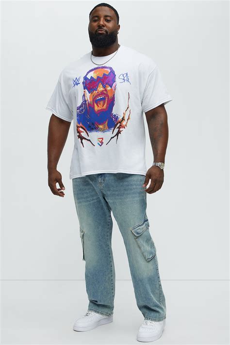 Wwe Seth Freaking Rollins Short Sleeve Tee White Fashion Nova