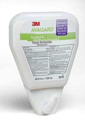 Waterless Surgical Scrub 3m Avagard 1 200 Ml Dispenser Refill Bottle 1