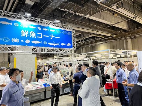カネシメhdグループ 展示会800人超来場‼️ 丸水札幌中央水産と合同で展示会場運営をした 【2023年 札幌市場水産合同展示商談会