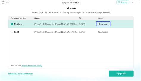 Anyfix User Guide Upgrade Ios