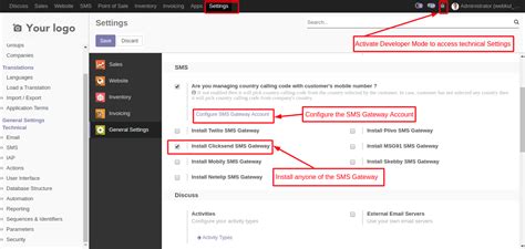 odoo pos sms notification module to notify pos sms