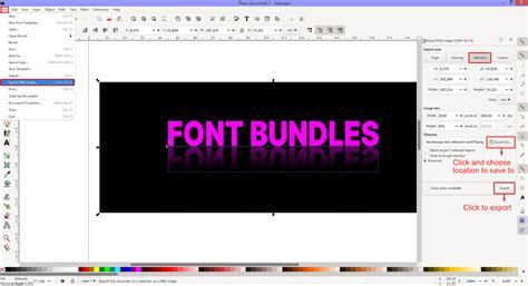 How To Create Text Reflection In Inkscape Design Bundles