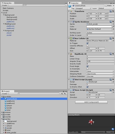 Tutorial Creating A D Game With Unity Shooting Md At Master Yuiitsu Tutorial Creating