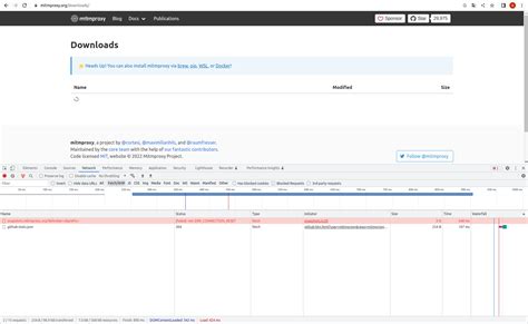 List Of Available Downloads Not Showing · Issue 47 · Mitmproxy
