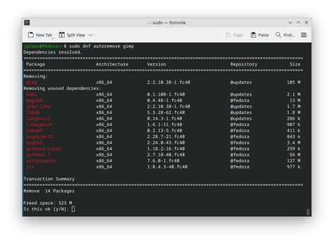 how to uninstall software using the command line in linux