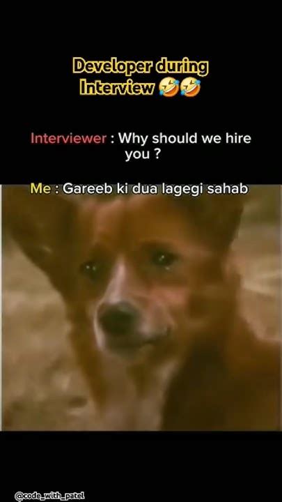 Developer During Interview 🤣 Developer Developermemes Coderlife