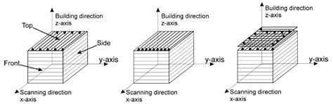 5 Three Different Scan Strategies Zigzag Left Unidirectional Scan Download Scientific