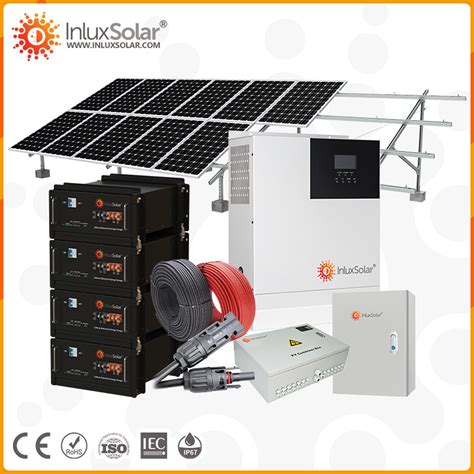 Powerful Kw Solar Complete Set Phase On Off Grid Set Solar Panel Kw Kw Solar Hybrid System