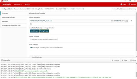 Launchxl Cc1352r1 Gateway Server Startup Errors In Project Zero Tutorial Zigbee And Thread