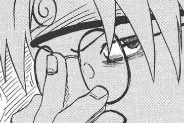 Pushing Up Glasses Cutely