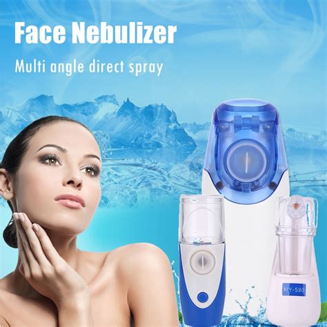 Handheld Micro Mesh Ultrasonic Atomizer Face Nebulizer Mist Asthma Inhaler Wish