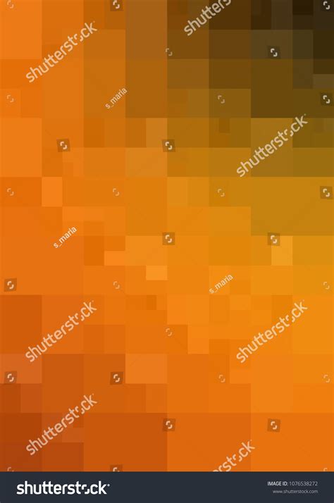 Dark Orange Blurry Rectangle Background Design Stock Illustration