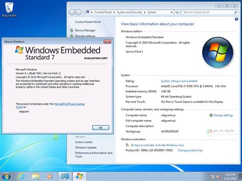 Windows Embedded Standard 7 January 2019 Free Download ALL PC World
