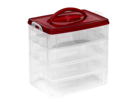 Snapware Snap N Stack® Red Storage 6 X 9 4 Layers