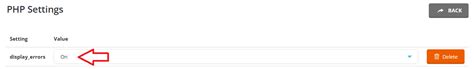 How To Enable Or Disable Displayerrors In Directadmin Web Hosting Knowledgebase