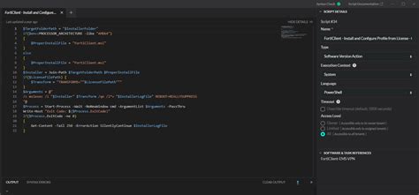 Forticlientems Software Tasks And Script Requests Immybot Community