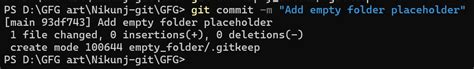 How To Add Empty Folder In Git Geeksforgeeks