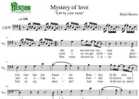 Mystery Of Love大提琴谱 找教案个人博客