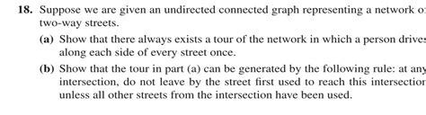 Solved Suppose We Are Given An Undirected Connected Chegg Com