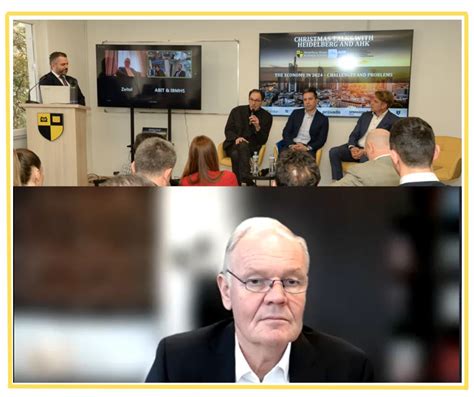 Проф д р Улрих Цајтел од Хајделберг С Р Германија на настанот… Institute For Business