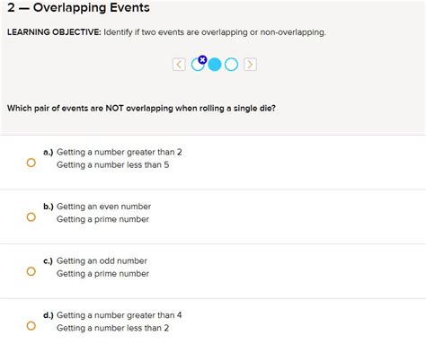 2 Overlapping Events Learning Objective Identify If Two Events Are Overlapping Or Non