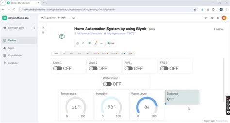 Iot Automation Esp32 Blynk Finalyearproject Electricalengineering Muhammad Sanaullah Azeemi