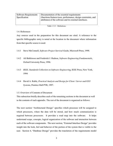 Software Design Document Template In Word And Pdf Formats Page 5 Of 34