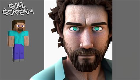 Artstation Minecraft Steve Hd