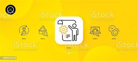 인터넷 설정 청사진 및 시간 관리 최소 라인 아이콘 웹 응용 프로그램의 경우 인쇄 벡터 공학에 대한 스톡 벡터 아트 및 기타 이미지 Istock