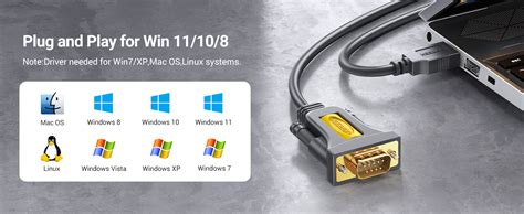 UGREEN USB A 2 0 To DB9 RS 232 Male Adapter Cable 1 5m CR104 Brighttech Networks Kenya