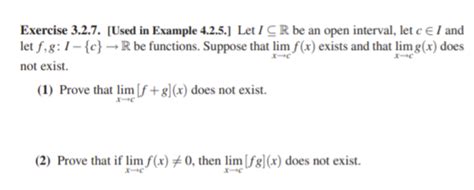 Solved Exercise 327 Used In Example 425 Let I Cr Be
