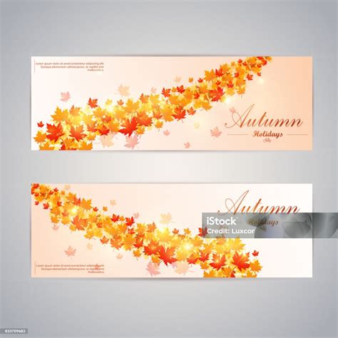 가 판매 및 글자와 다른 인쇄 술 전단지 서식 파일의 컬렉션입니다 밝은 잎을가 포스터 카드 레이블 배너 디자인 모음 벡터 0명에