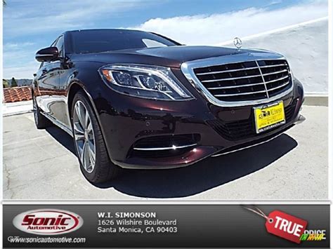 2014 Ruby Black Metallic Mercedes Benz S 550 Sedan 92522109 Photo 4