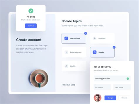 User Onboarding Web App Design Web Ui Design Quiz Design