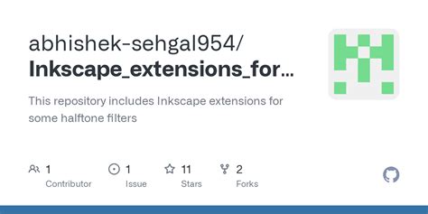 Github Abhishek Sehgal954 Inkscape Extensions For Halftone Filters This Repository Includes