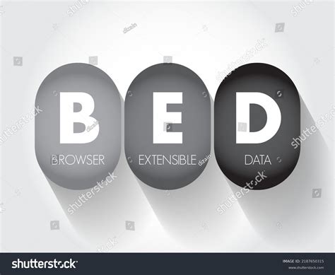 Bed Browser Extensible Data Text File Stock Vector Royalty Free 2187650315 Shutterstock
