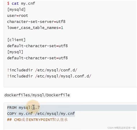 Docker 构建mysqldocker 构建msyql Csdn博客