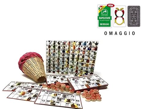 Tombola Napoletana Avec 48 Cartes Et Tableau Smorfia Bingo Cartes
