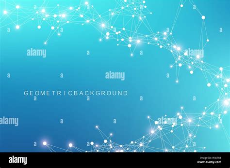 Big Data Visualization Geometric Abstract Background Visual Information Complexity Futuristic